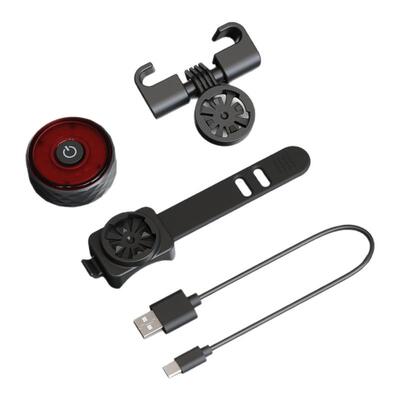 CYCLAMI自行车尾灯T08定位尾灯感应警示灯带定位山地公路骑行灯