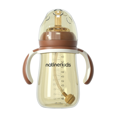 奈挺尔喝水喝奶学饮杯吸管奶瓶