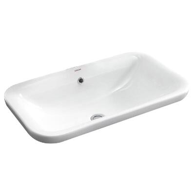 arrow箭牌半嵌入式洗脸台上盆