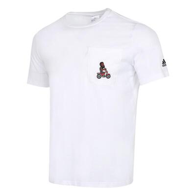 阿迪达斯短袖男运动训练T恤