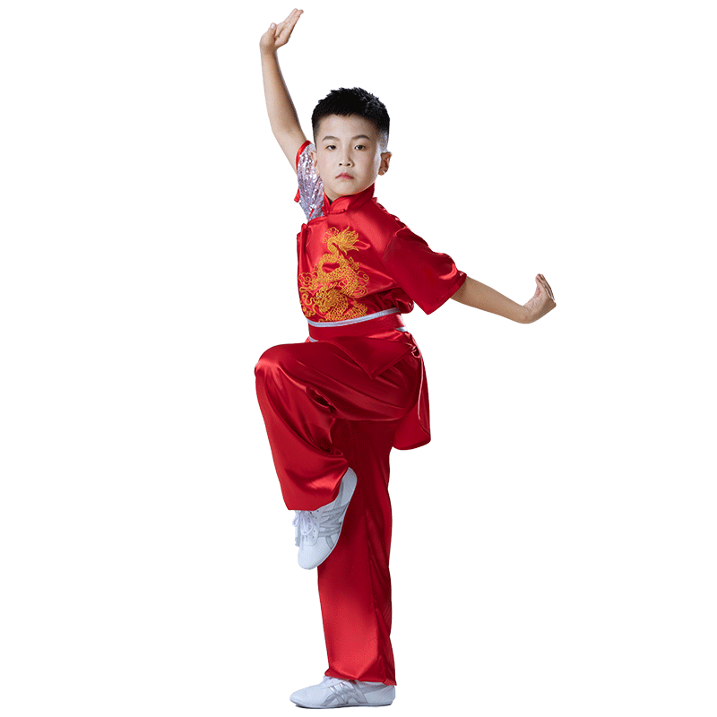 大业亨通儿童武术表演服新品上市