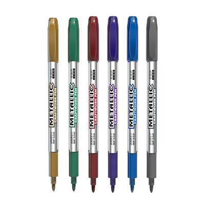 金属色工艺笔金色银色记号笔