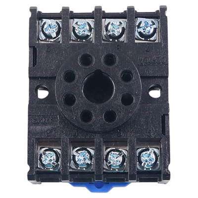 正泰时间小型中间电磁继电器插座CZF08A座子JQX JTX-2C 8脚底座MK