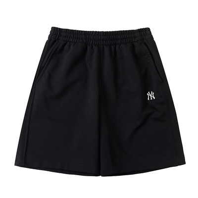 MLB男女短裤NY小标刺绣运动裤