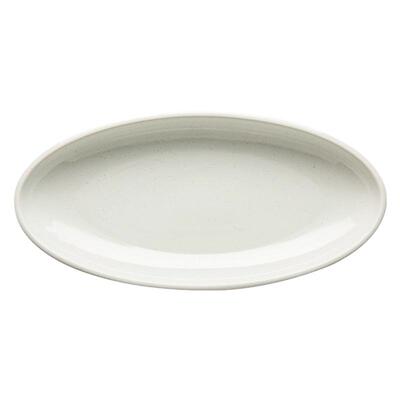 即物陶瓷椭圆12寸北欧风鱼盘家用