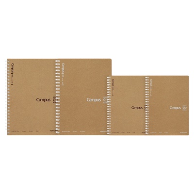 国誉B5牛皮纸笔记本加厚软线圈本