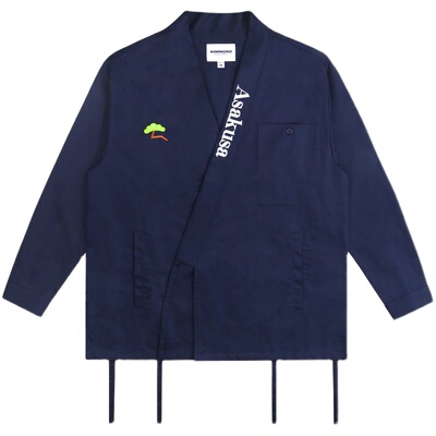 kimmonoasakusa刺绣梭织和服