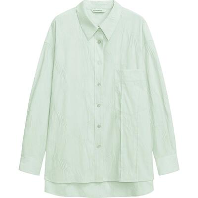 【播奥莱】播新中式褶皱衬衫女商场同款时髦文艺上衣BDR2CD1549