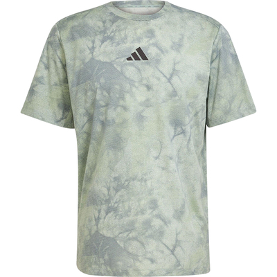 Adidas/阿迪达斯官方正品2025男士时尚圆领印花运动短袖JP3343