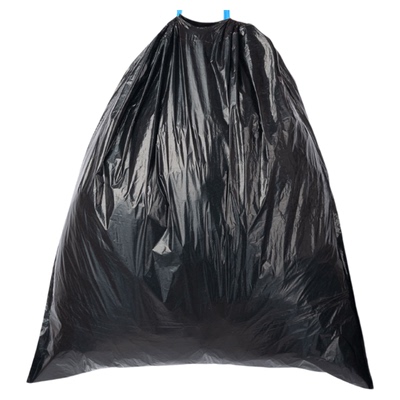 固成垃圾袋抽绳式卫生间黑色隐私