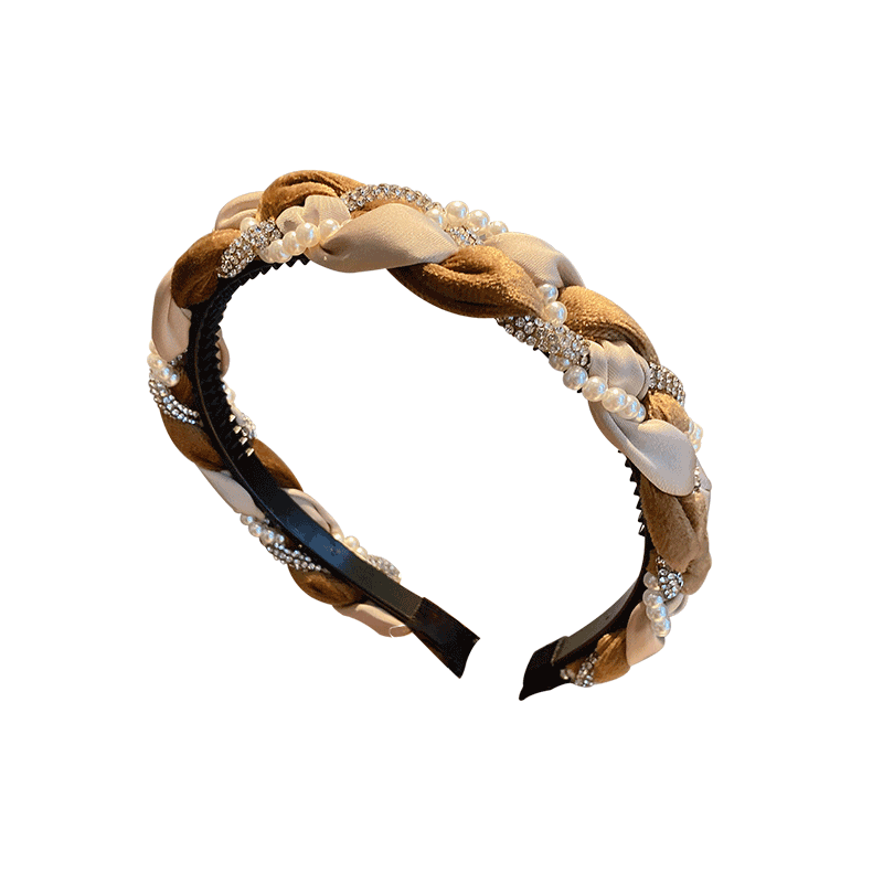 秋冬发箍珍珠洗脸头箍