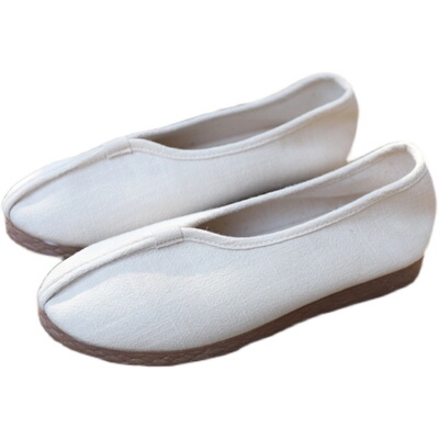 夏季禅意风汉服防滑牛筋厚底布鞋