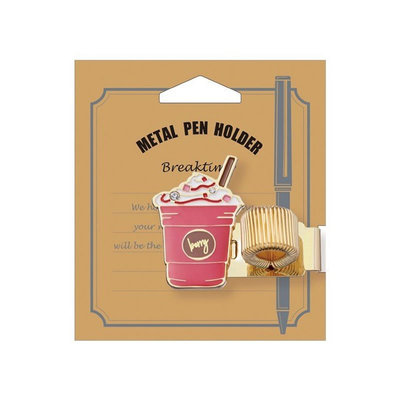 可爱造型的笔夹同时可做装饰