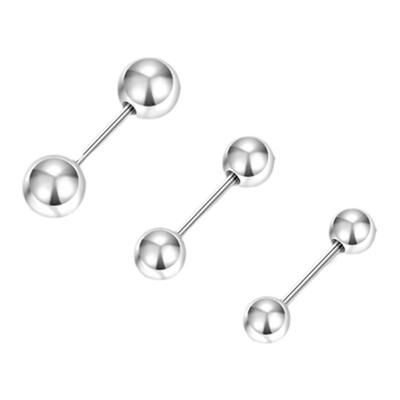 医用钛钢耳钉养耳洞耳环男女