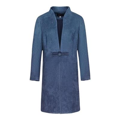 湖蓝色定位风衣LF17324A