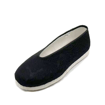 内联升男鞋手工千层底提花布鞋