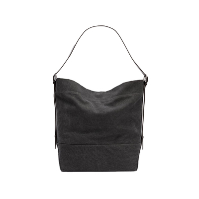 jennie同款帆布包大容量水桶包女