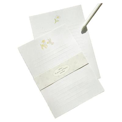 韩国可爱烫金8件套信纸信封高级