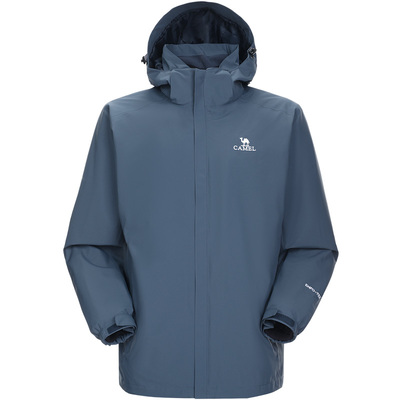 三合一户外冲锋衣骆驼可拆卸男