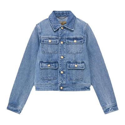 MK女士丹宁牛仔夹克外套