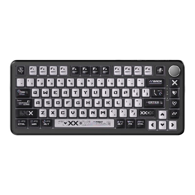 黑爵AK820MAX印花集磁轴游戏键盘