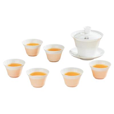 金灶平安竹透薄陶瓷茶具陶瓷茶具