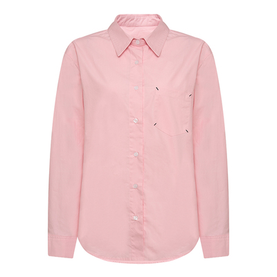 春夏纯棉透气宽松显瘦百搭衬衫女