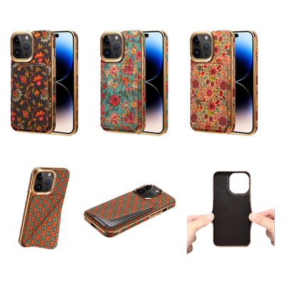 适用iPhone15promax卡包手机壳