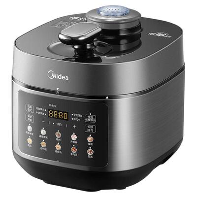 美的低脂浓香不锈钢电压力锅