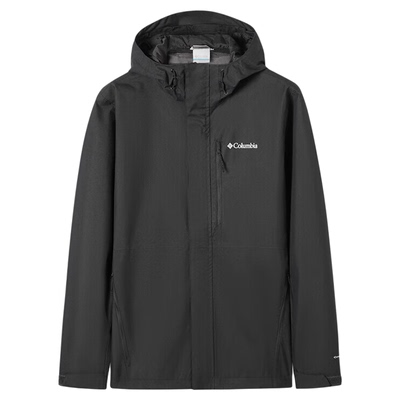 哥伦比亚男防水防风连帽冲锋衣