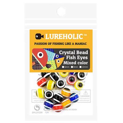 路亚鱼眼挡珠豆子德州淡海水20粒