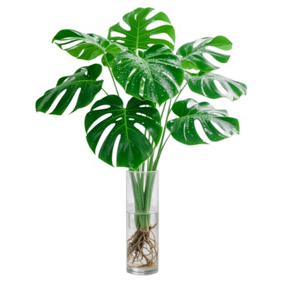 龟背竹水培植物绿植室内盆栽大叶老桩客厅办公室桌面水养竹子四季