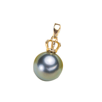 diy配件g18k黄金珍珠项链坠时尚