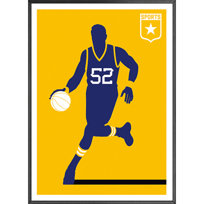 北欧风签约lundberg书房挂画