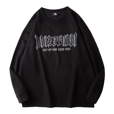 AOGZ美潮oversize套头圆领卫衣