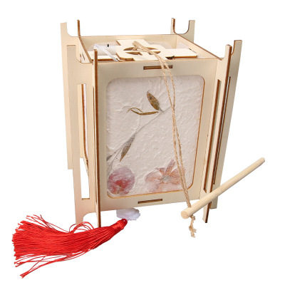 古风灯笼手工diy材料包手提宫灯