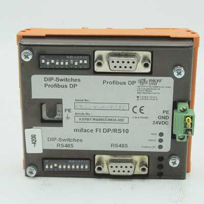 MICRO SYST KXPB1-RS485X3M24-002 PROFIBUS DP MIFACE FI DP/RS1
