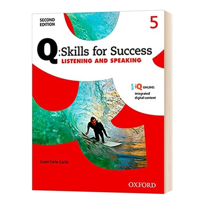 牛津学术成功系列听说教材5级 Oxford Q Skills for Success Listening and Speaking 5 英文原版 英文版进口英语词汇语言学习书籍