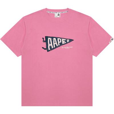 Aape猿人校园印花潮流短袖T恤