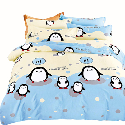 纯棉小孩定做婴儿床被套