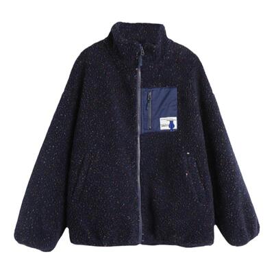 西町村屋颗粒满天星彩点外套女