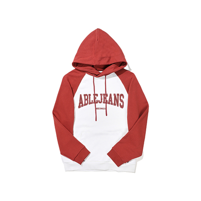 ABLE JEANS冬季新款宽松美式复古连帽卫衣788186