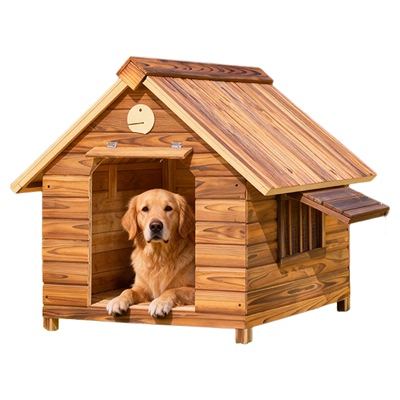 加厚保暖防腐实木狗屋
