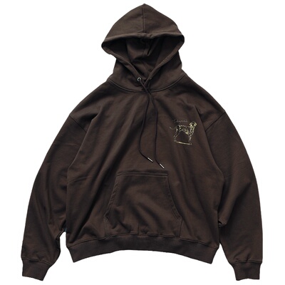 todaynowind斑点狗连帽卫衣