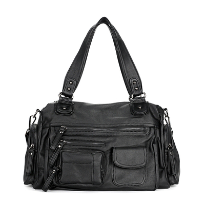 简着®原创里斯林肯多口袋机车包