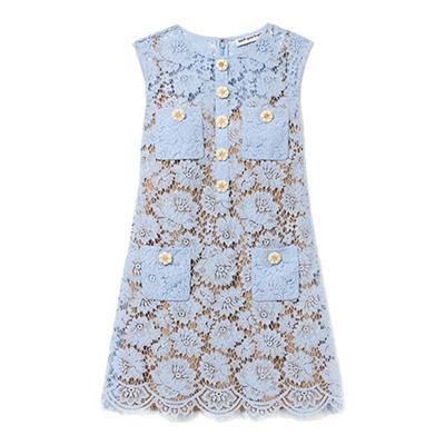 self-portrait日常度假蕾丝裙