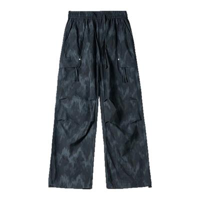 FNB美式潮牌迷彩工装裤2025夏复古休闲裤冰丝速干户外脏脏伞兵裤