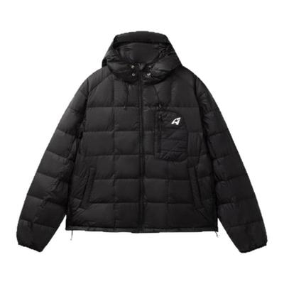 方格轻量化90白鸭绒羽绒服外套