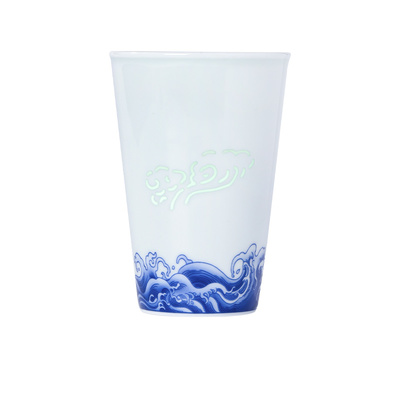 景德镇陶瓷杯玲珑雕刻水杯