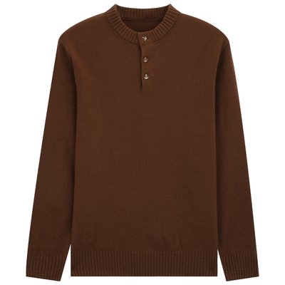 MindBridge亨利领针织衫